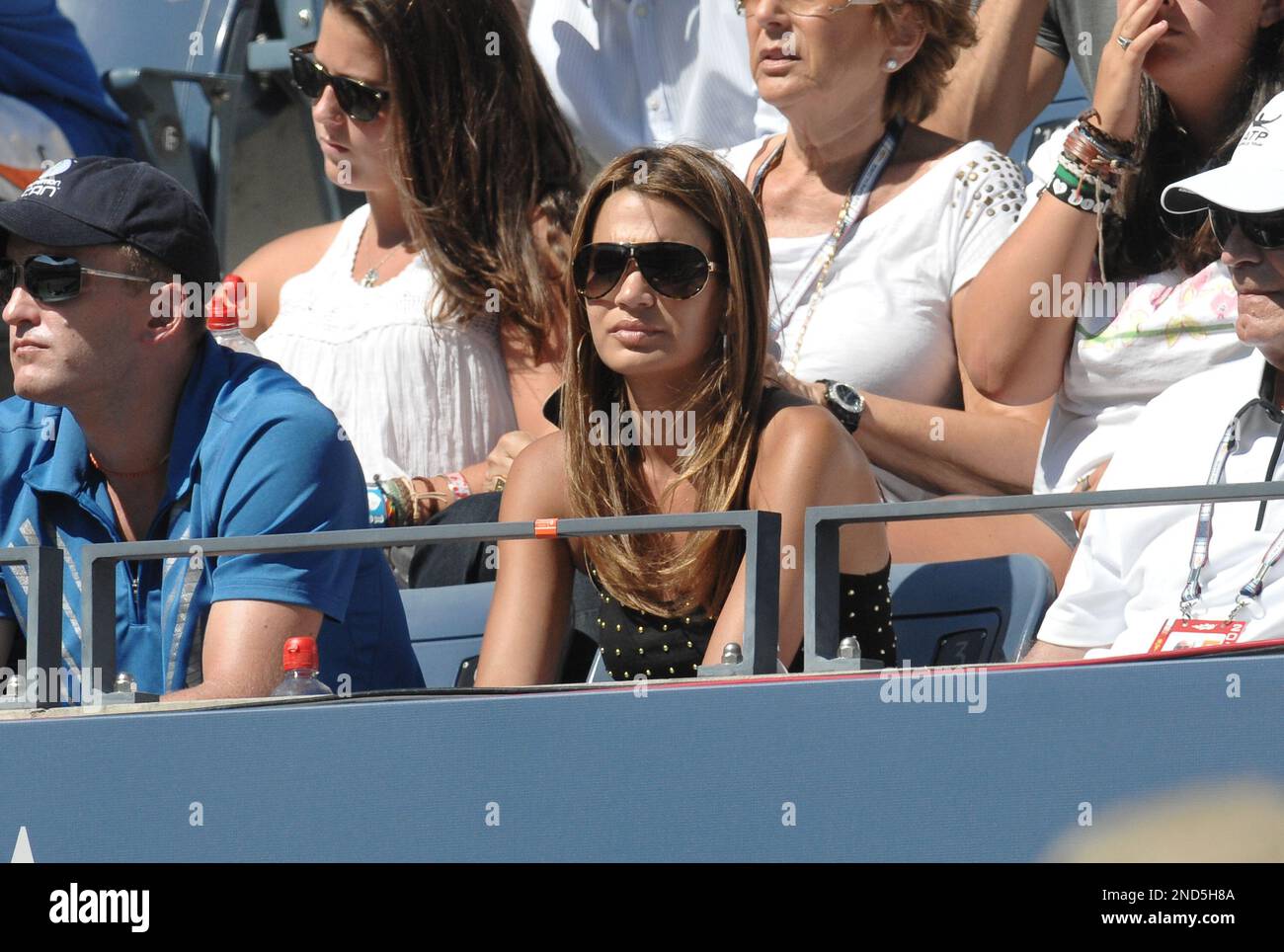 American tennis player Mardy Fish's wife Stacey Gardner attends the U.S ...