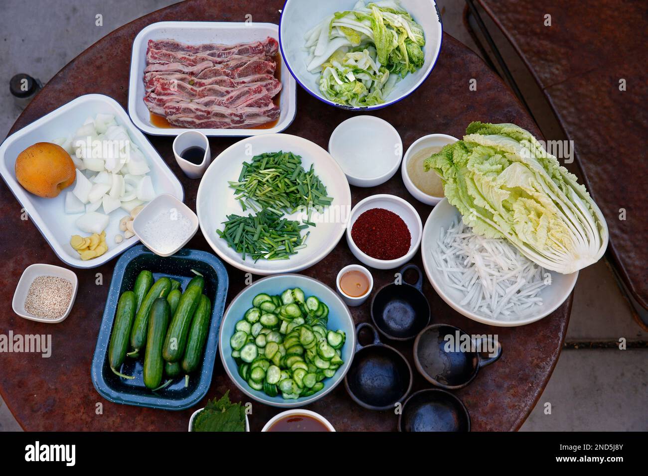 Julya Shin and Steve Joo are the owners of a Korean ssam pop-up called ...