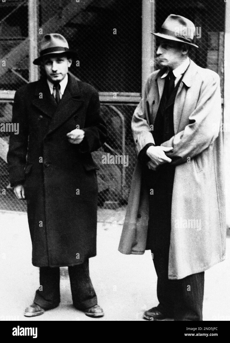 Ludwig Leitz, left, and his brother Ernst, who with their father, run ...
