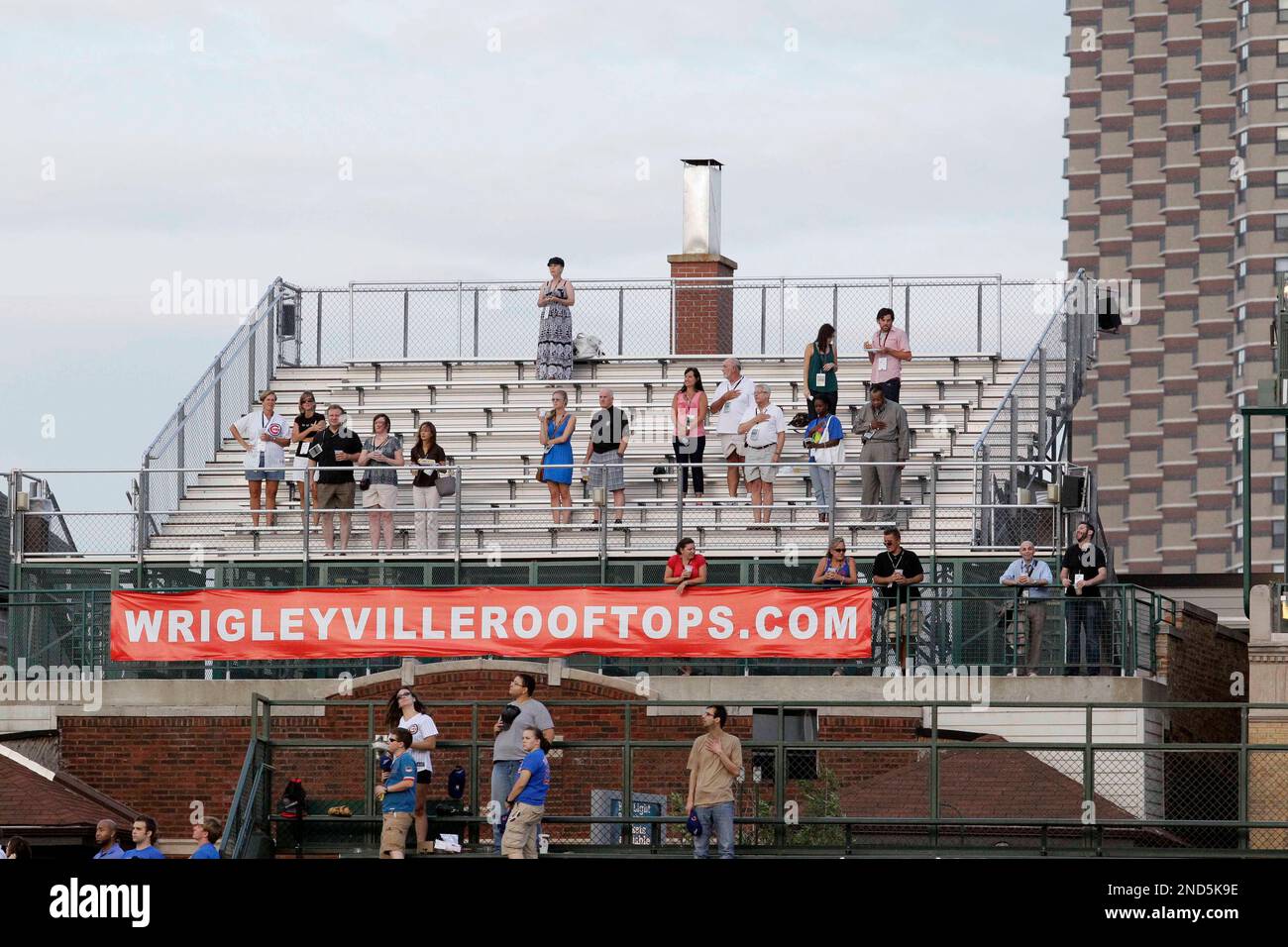 In this photo taken Monday, Aug. 30, 2010, baseball fans are seen in ...