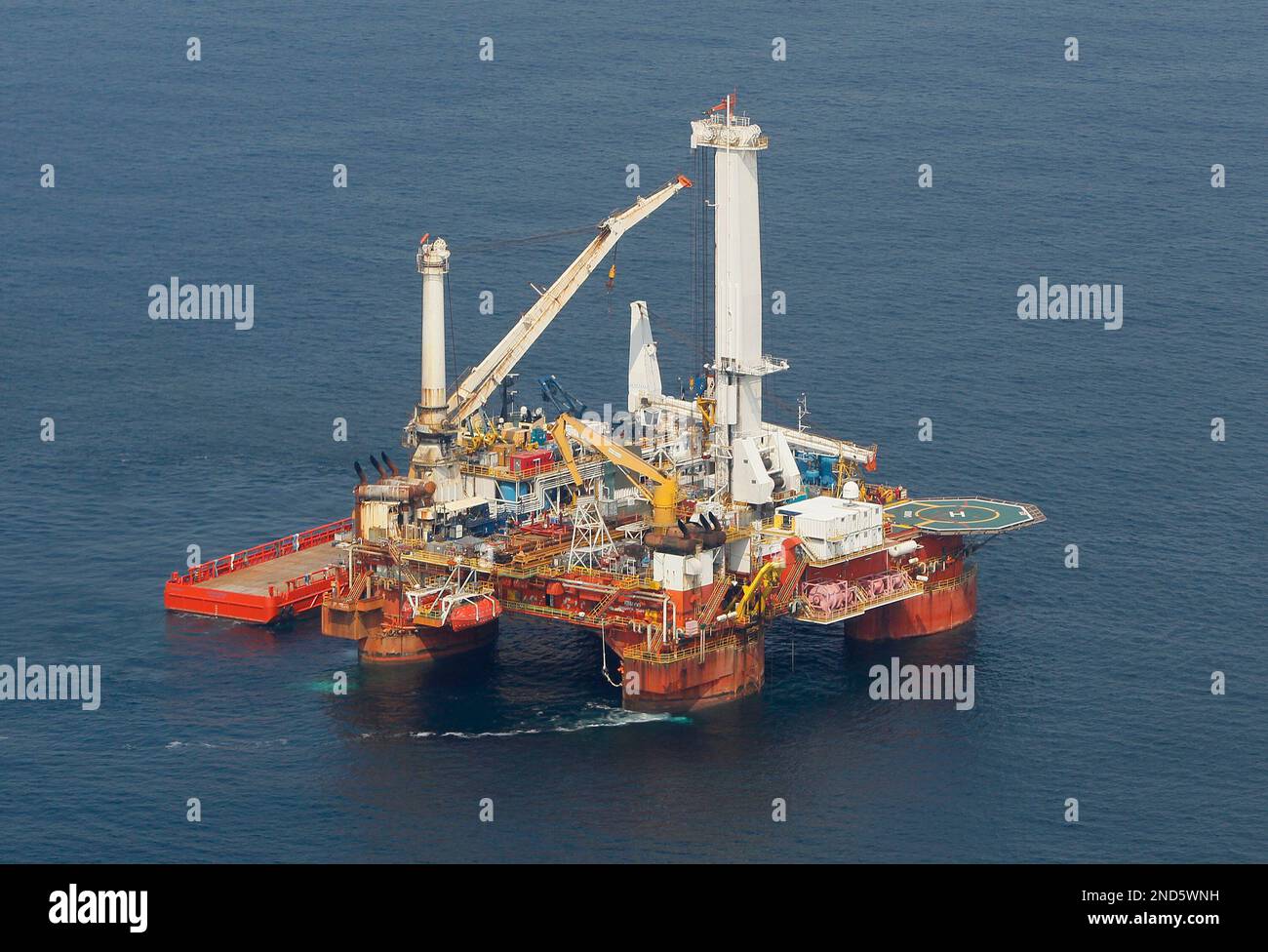 In this Sept. 4, 2010 picture, the Helix Q4000, the vessel responsible ...