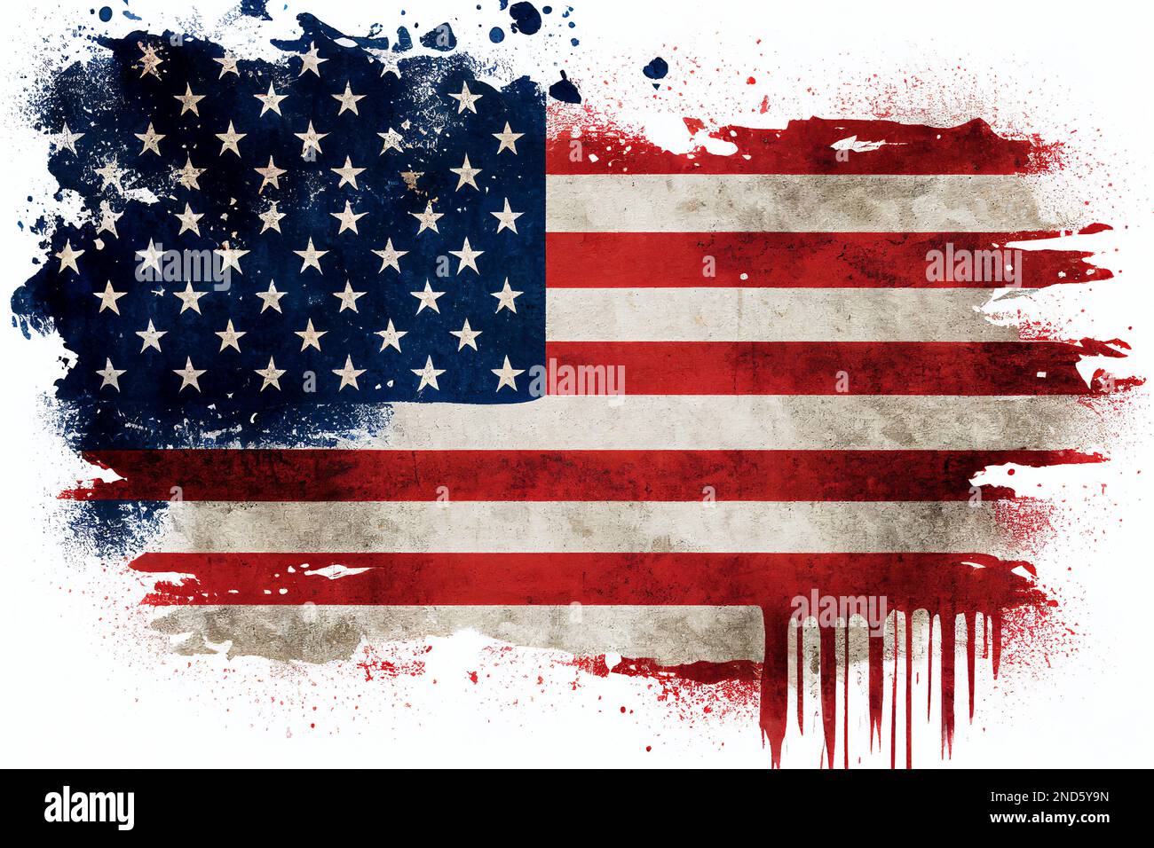 Distressed worn background of an american national flag hi-res stock ...