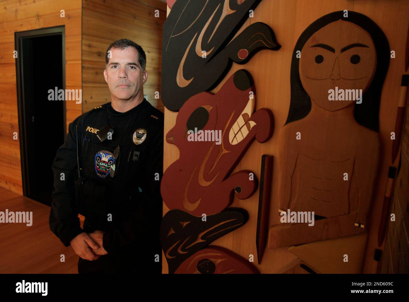 In this Sept. 3, 2010 photo, Mike Lasnier, Chief of the Suquamish ...