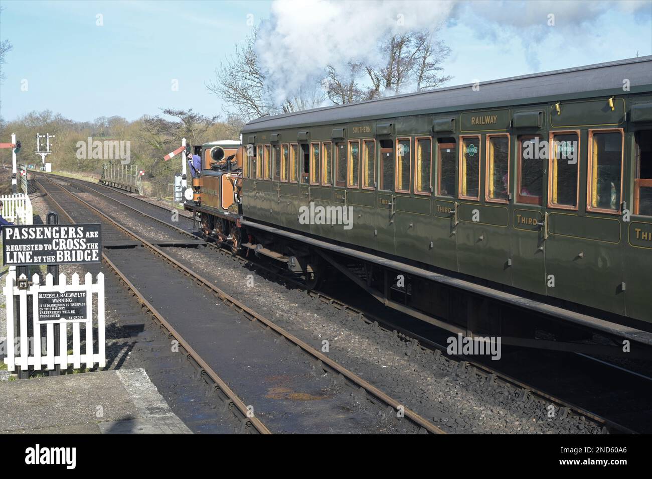 Fenchurch a Terrier locomotive pulling a passenger train on The ...