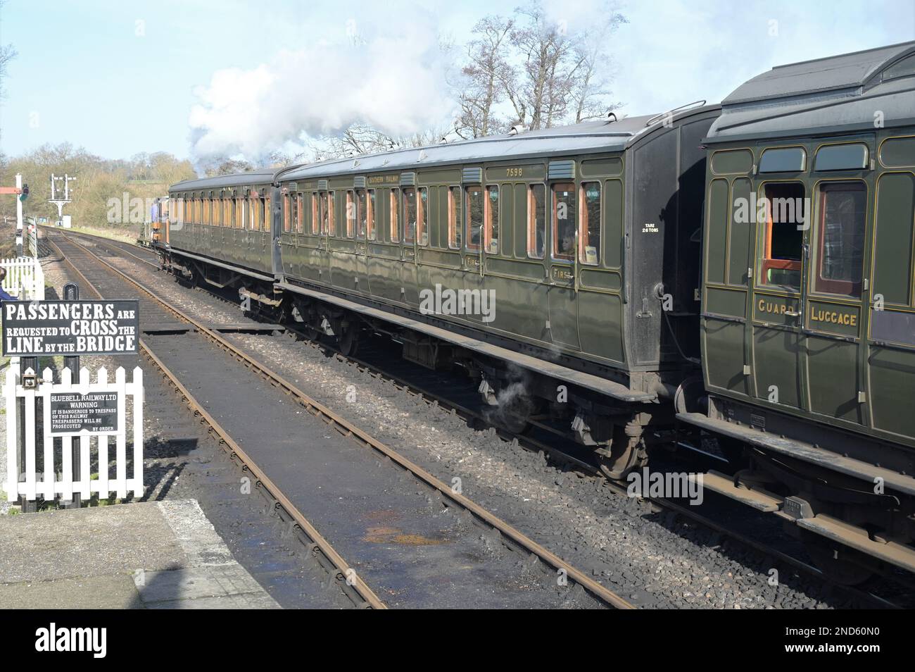Fenchurch a Terrier locomotive pulling a passenger train on The ...