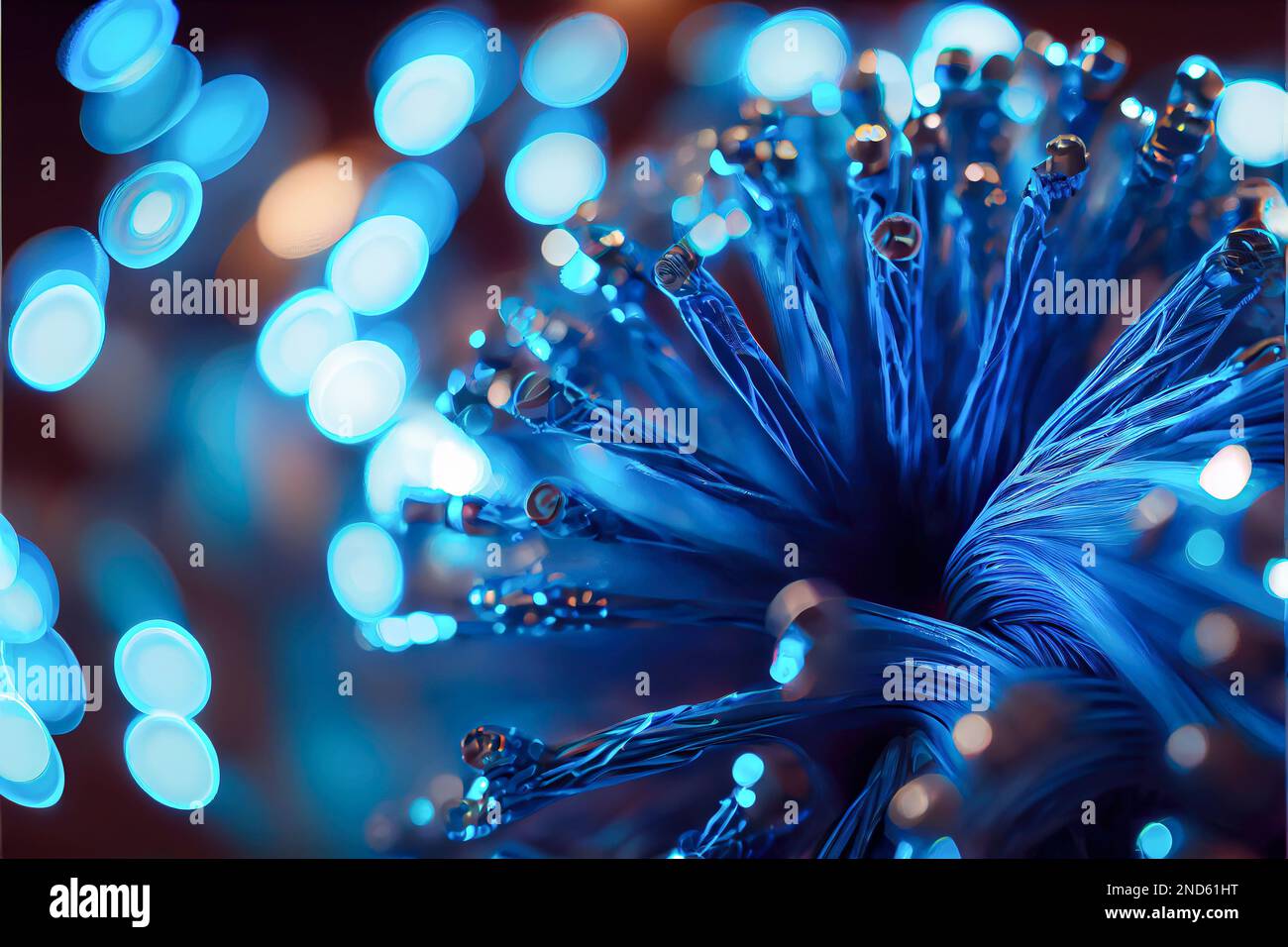 Fiber optic neural network hi-res stock photography and images - Alamy