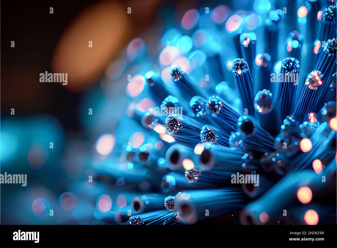 Fiber optic neural network hi-res stock photography and images - Alamy