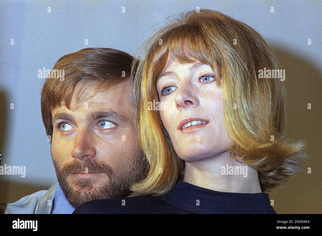 British actress Vanessa Redgrave and Italian actor Franco Nero are ...