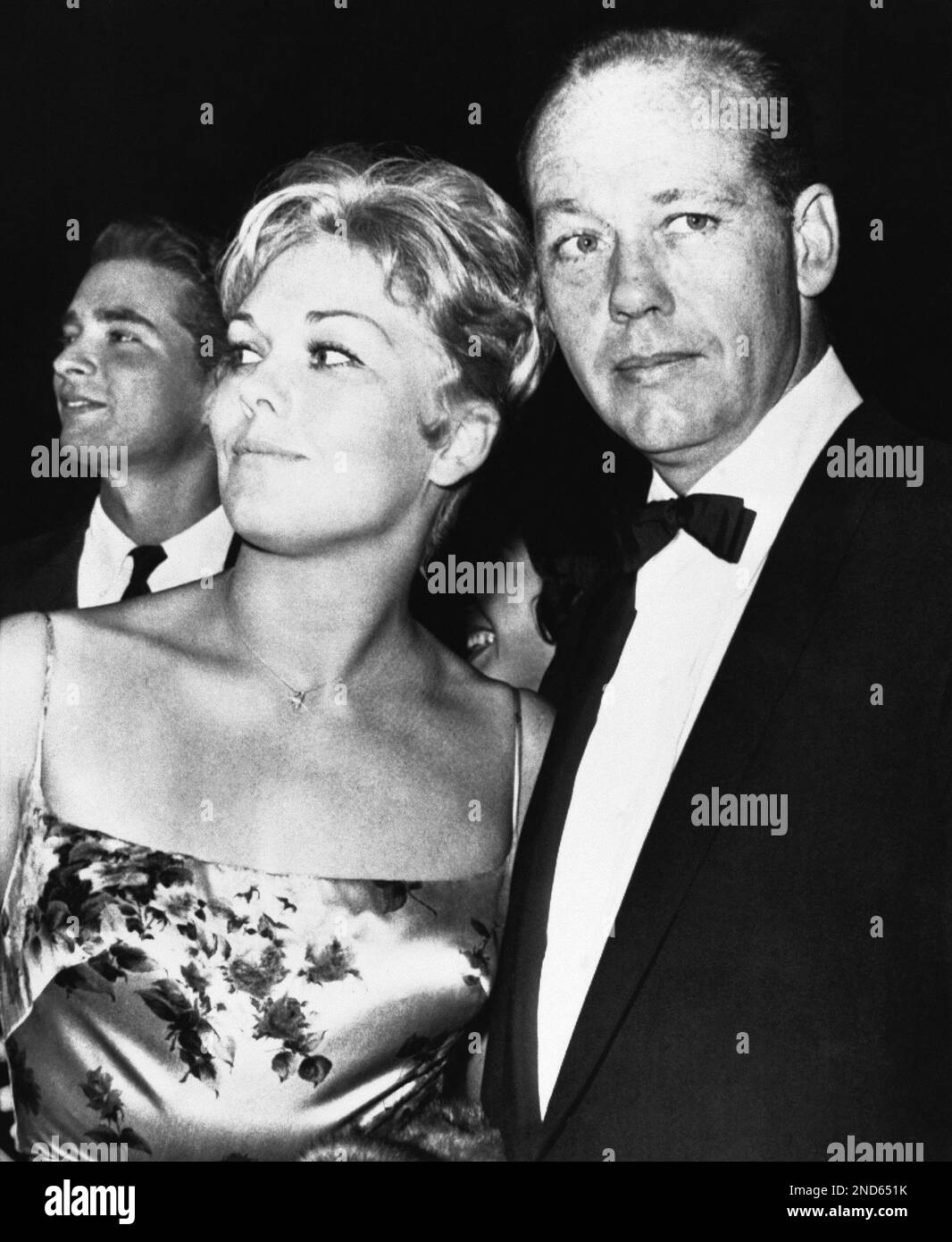 Film director Richard Quine and film actress Kim Novak, who are ...