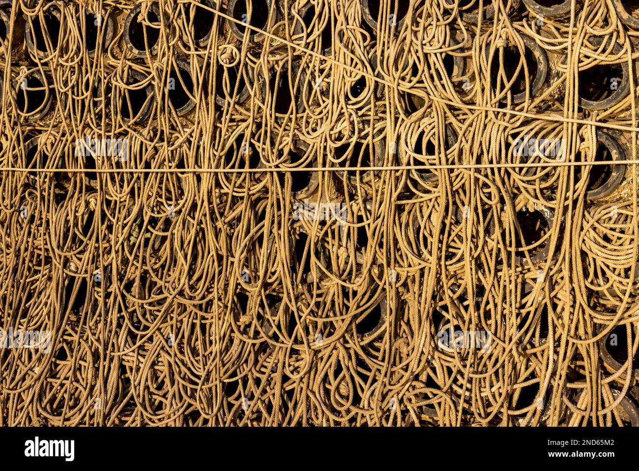 Octopus fishing trap ropes Stock Photo - Alamy