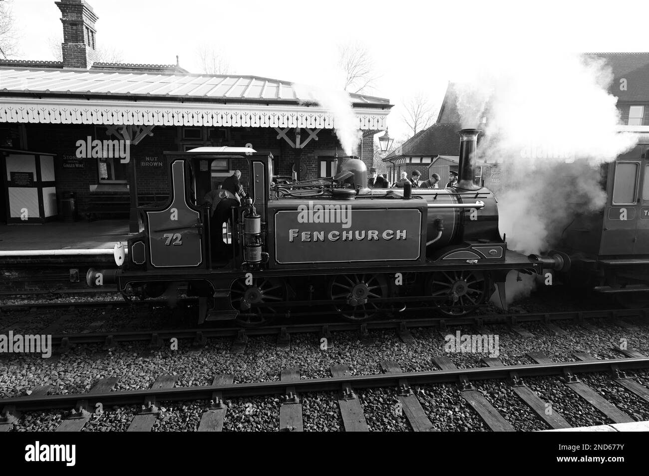 Sheffield station sign Black and White Stock Photos & Images - Alamy