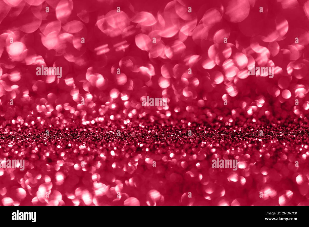 Viva Magenta background with blurry sparkles. Pantone Color of The Year ...