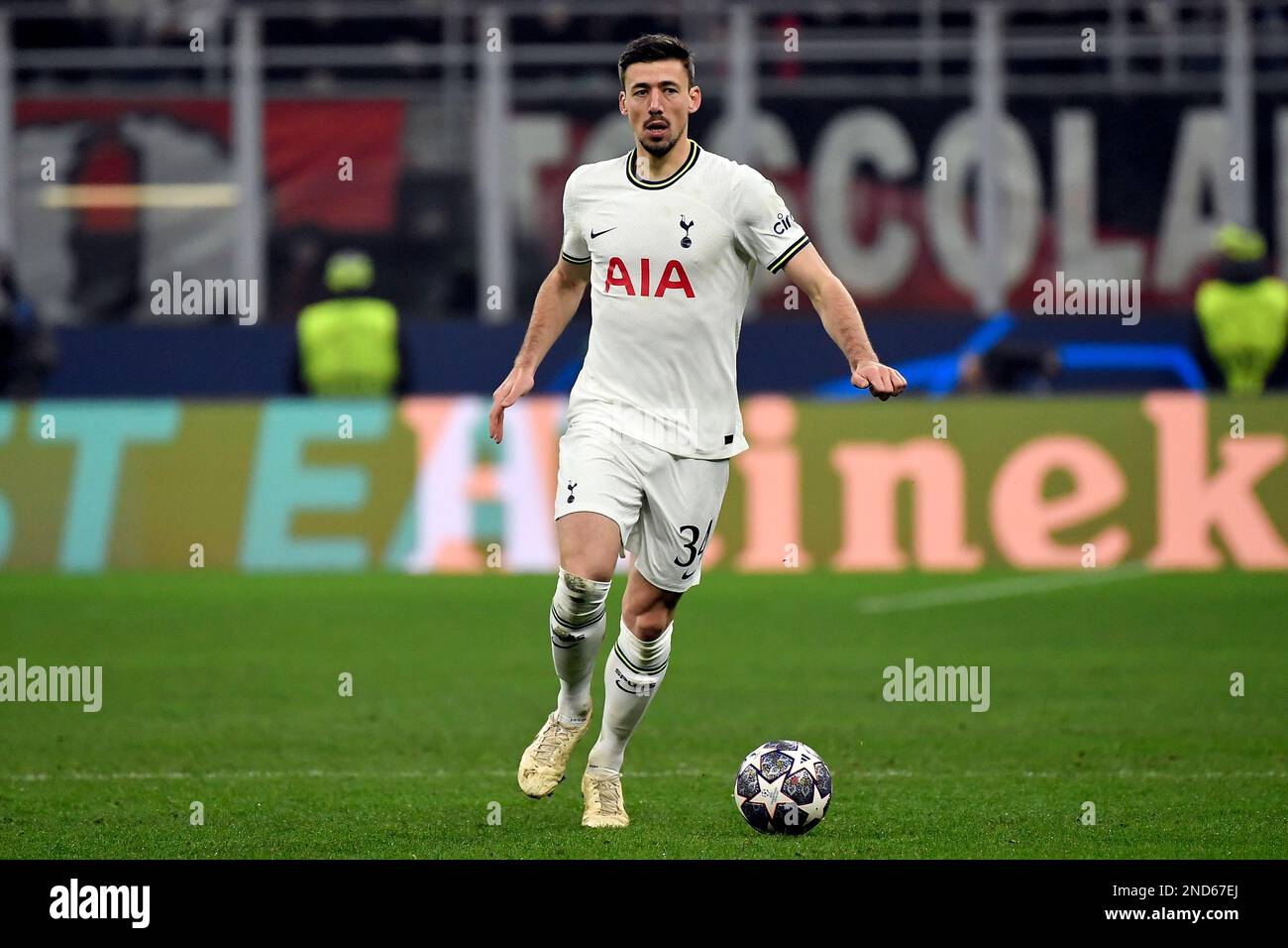 Clement Lenglet of Tottenham Hotspur in action during the Uefa ...