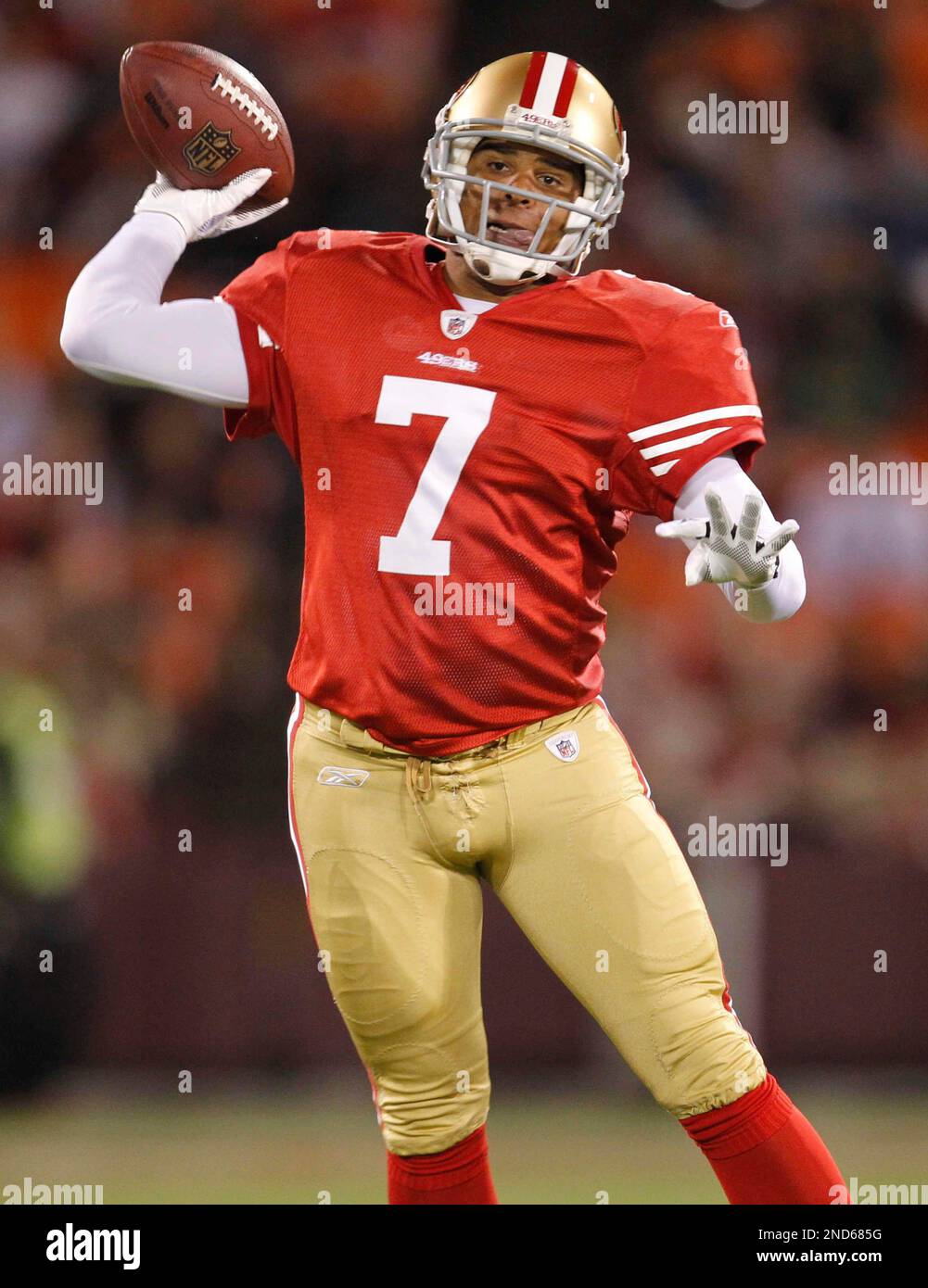 San Francisco 49ers quarterback Nate Davis during the third quarter of ...