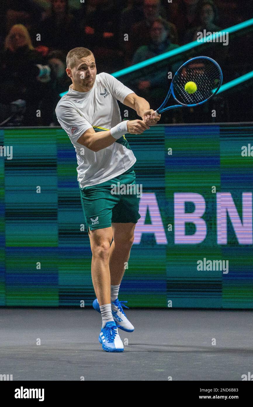 ROTTERDAM, THE NETHERLANDS - FEBRUARY 13 : Lloyd Glasspool of Great ...