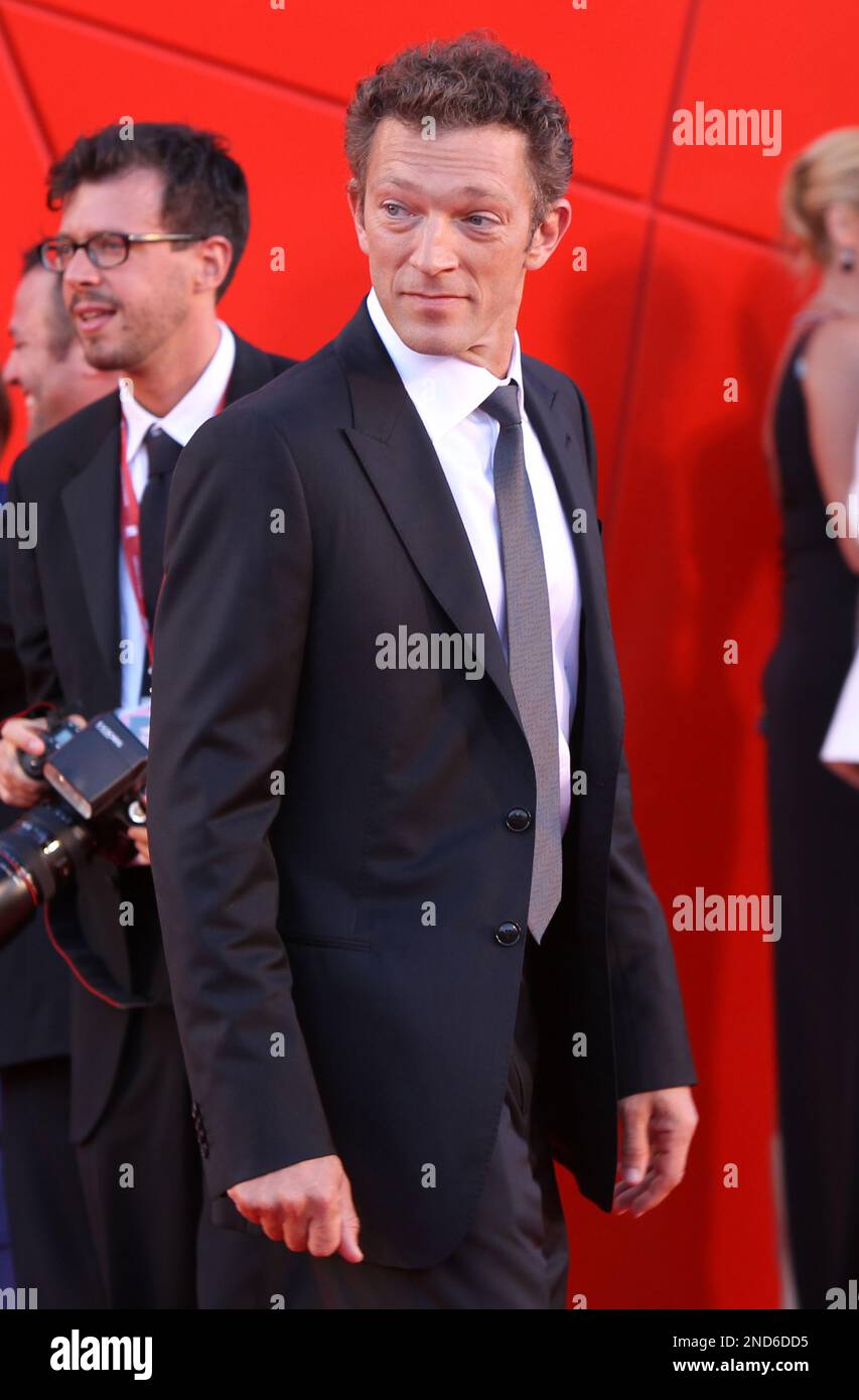 Actor Vincent Cassel arrives for the screening of the opening movie ...