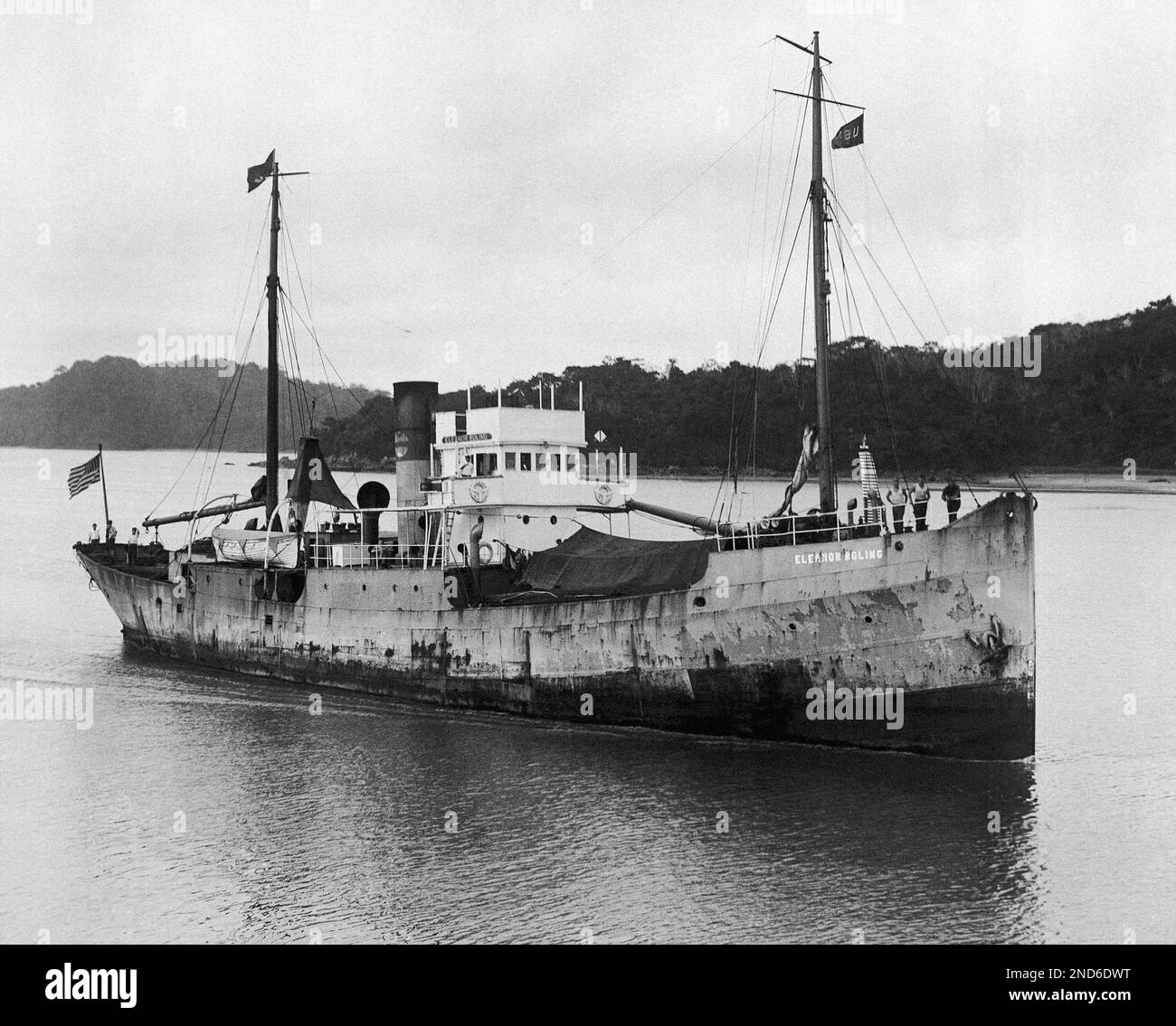 The good ship Eleanor Boling at the end of its voyage across the ...