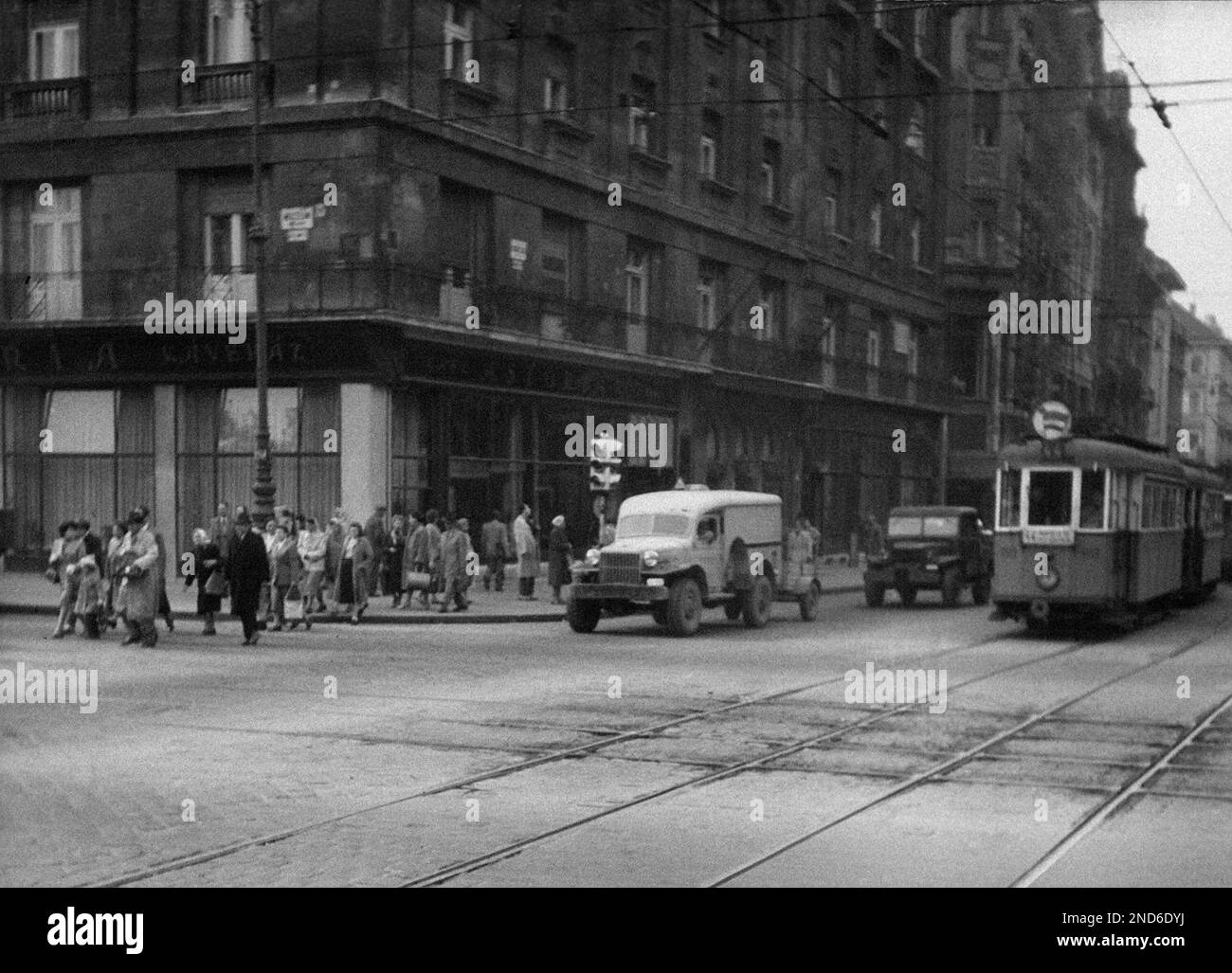 The Hotel Astoria, Budapest, at the corner of Museum Boulevard and ...