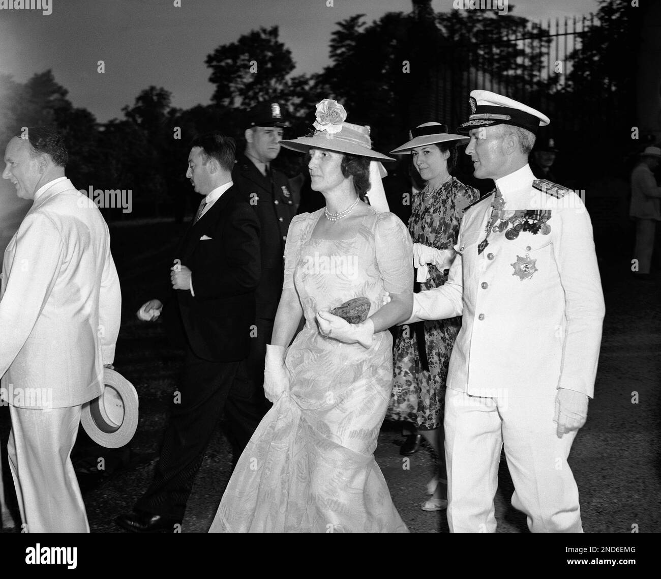 Admiral Richard E. Byrd, famed Antarctic Explorer, and Marie Byrd are ...