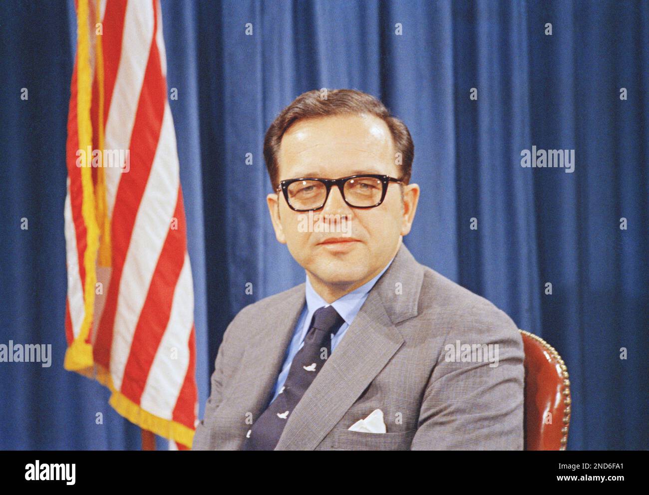 Sen. Theodore F. Stevens, R-Alaska in Washington, D.C., March 25, 1971 ...
