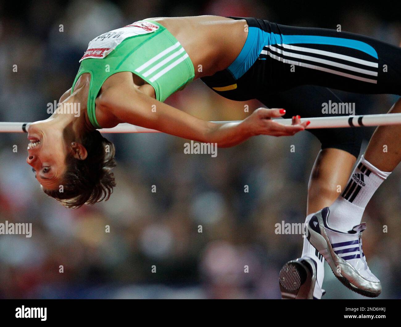 Croatia's Blanka Vlasic compites in high jump during IAAF World ...