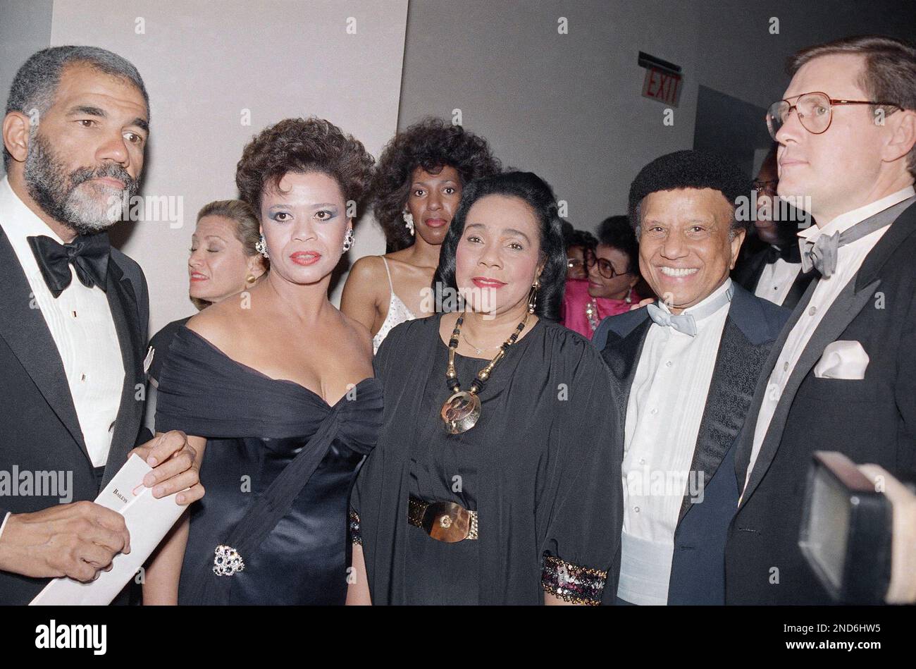 CBS newsman Ed Bradley, left, (of 60 minutes) Jewell Jackson McCabe and ...