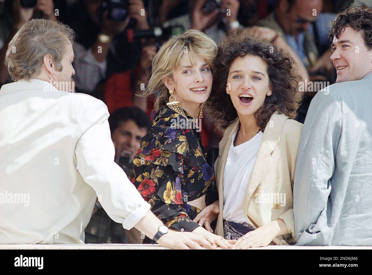 West German actress Nastassja Kinski and Italian actress Valeria Golino ...