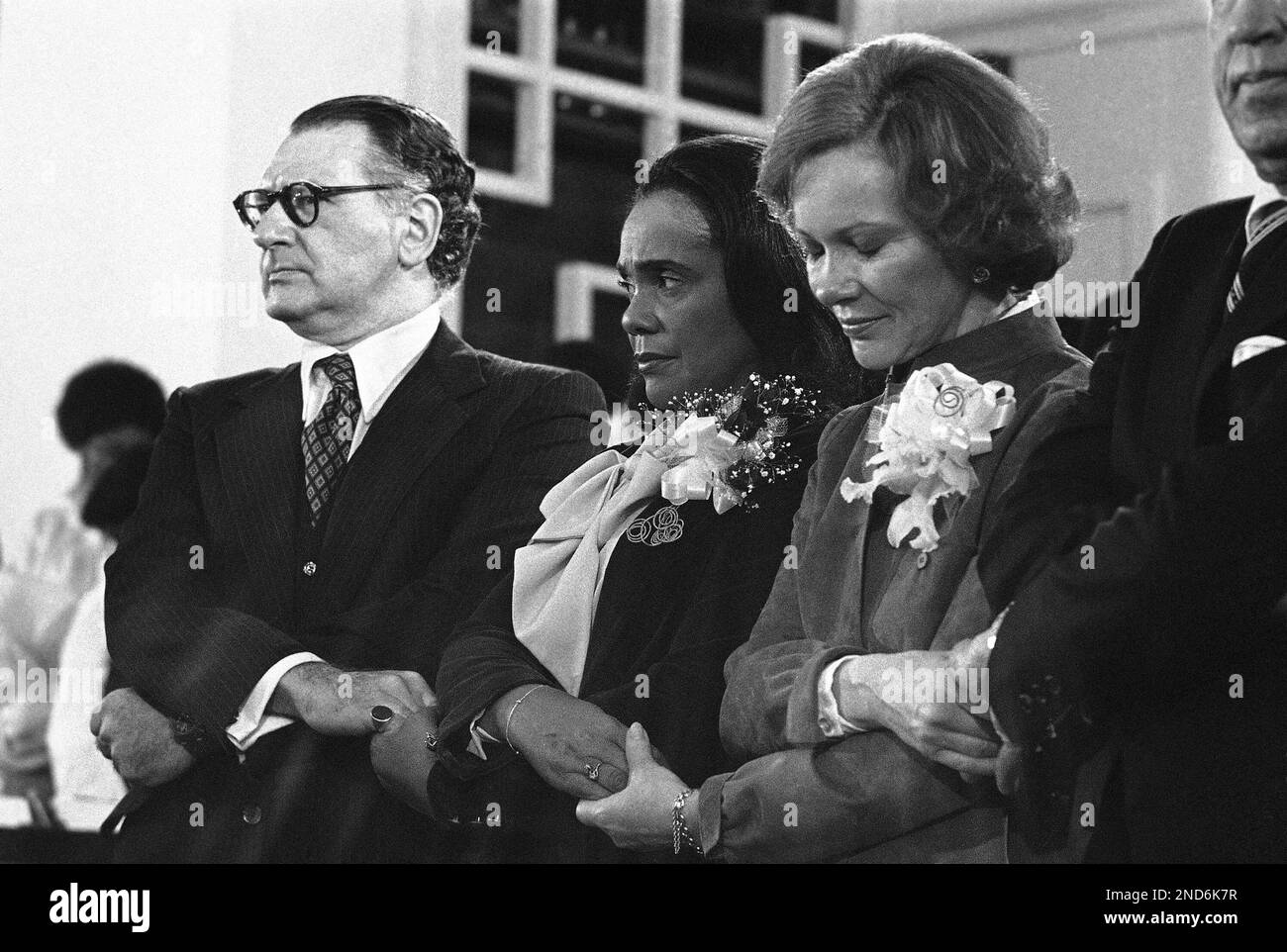 Rabbi Marc Tannenbaum, Coretta Scott King and First Lady Rosalynn ...