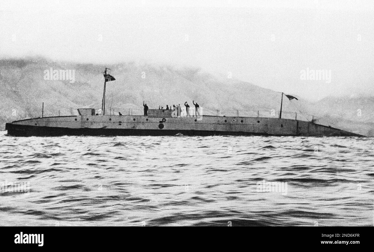 The submarine Nautilus, under command of Sir George Hubert Wilkins ...