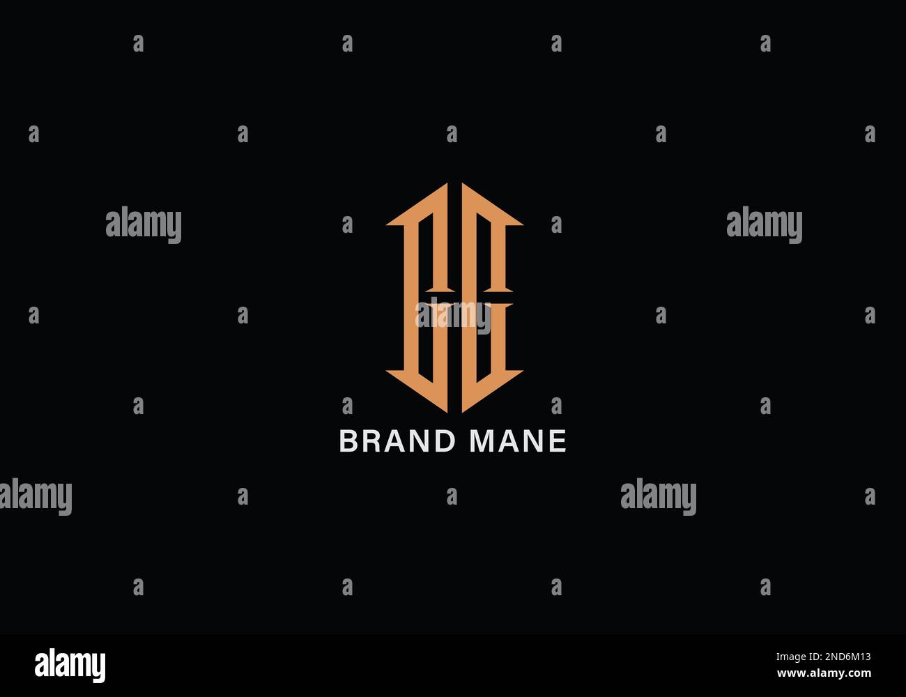 Alphabet CC or CC illustration monogram vector logo template in classic ...