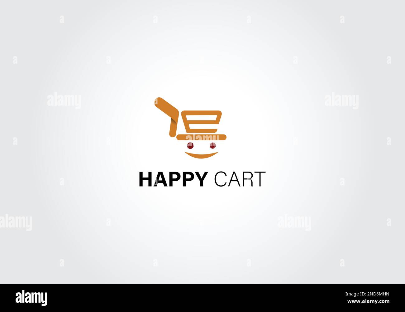 smile cart happy shopping logo icon, E commerce logo design vector ...