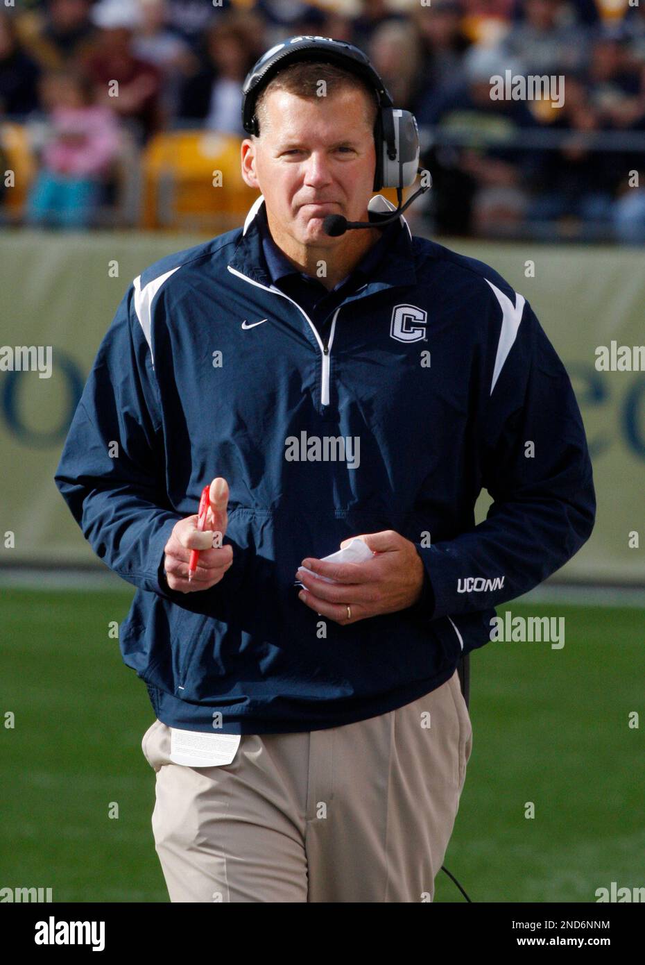 FILE - In this Oct. 20, 2009, file photo, Connecticut coach Randy ...