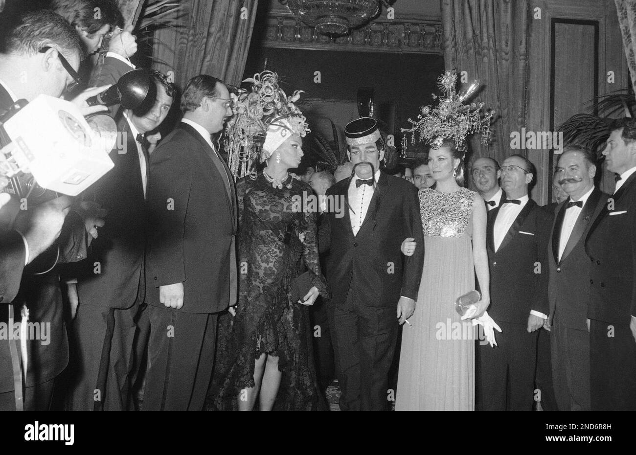 Prince Rainer III of Monaco sports a long, Fu-Manchu type moustache at ...