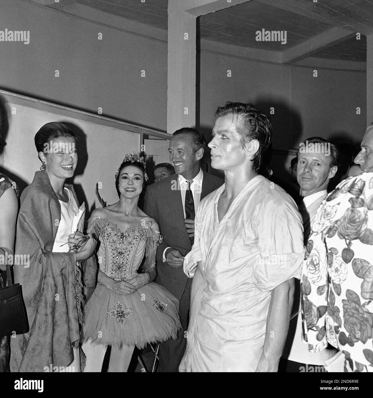 After the Gala performance by the Royal Ballet, at the Theatre de ...