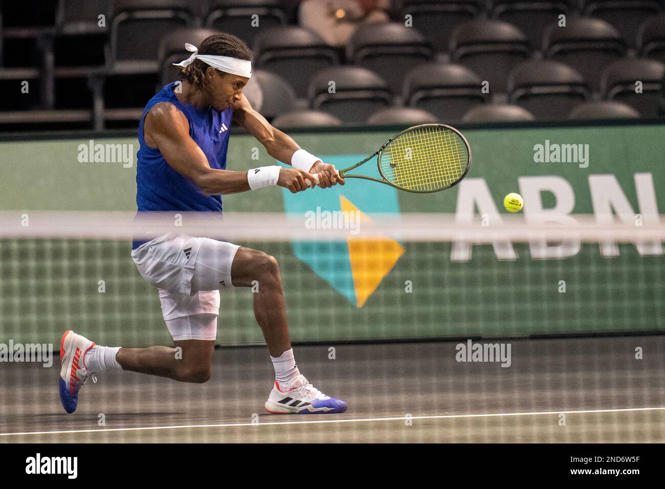ROTTERDAM, THE NETHERLANDS - FEBRUARY 14 : Mikael Ymer of Sweden in ...