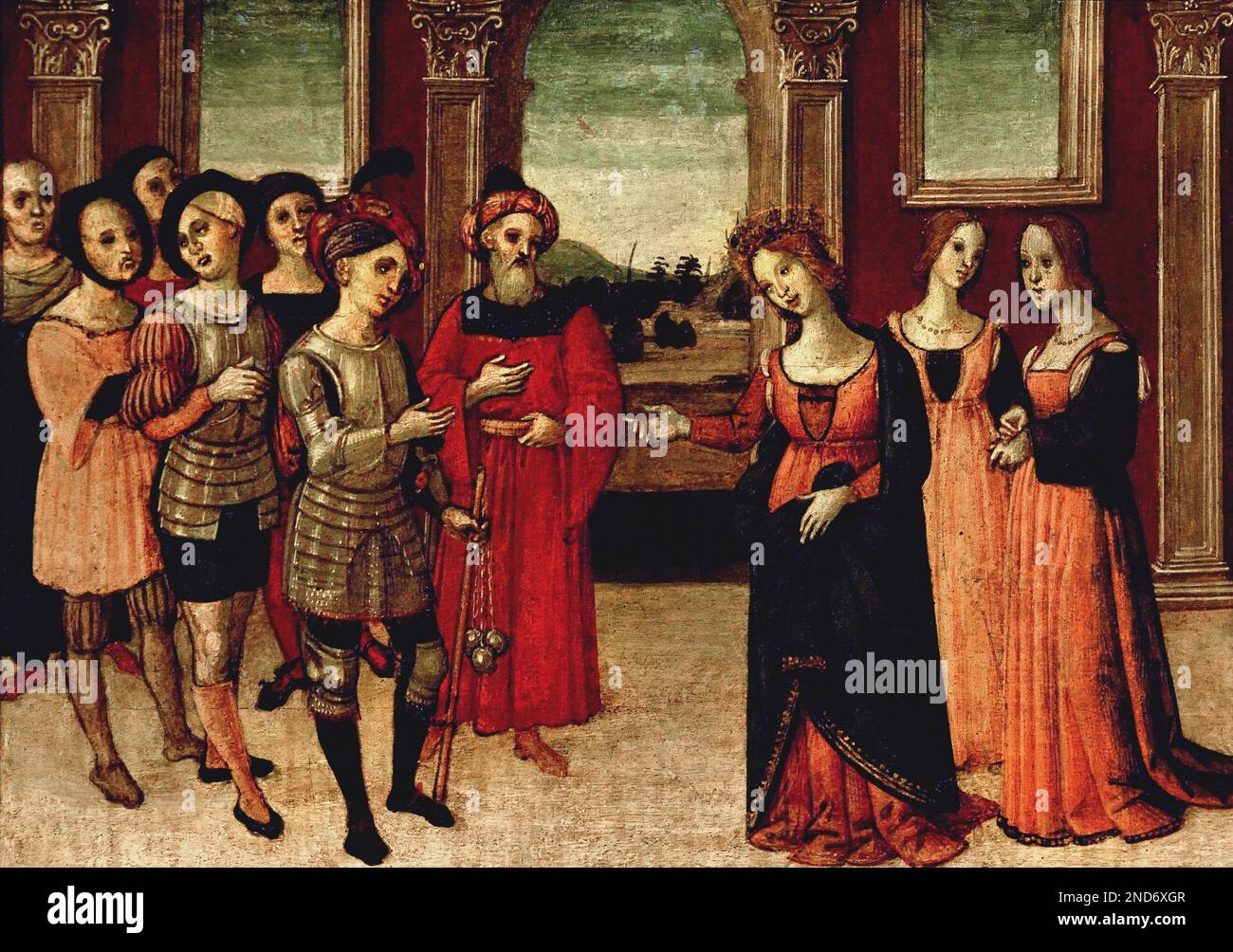 Stories from the Life of Saint Catherine of Alexandria ( Dispute Saint ...