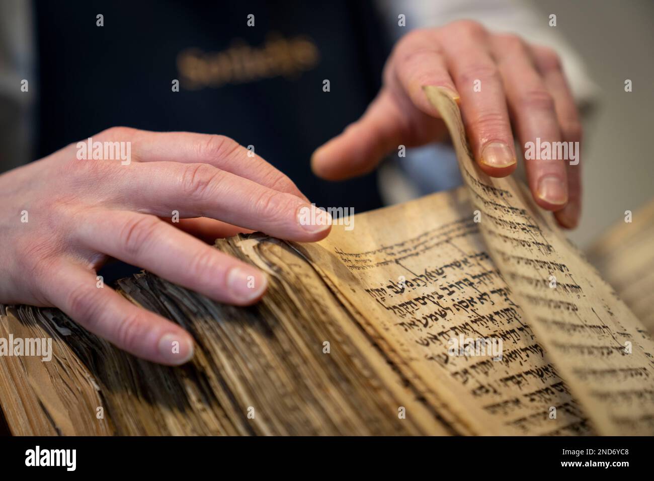 Sotheby's unveils the Codex Sassoon for auction, Wednesday, Feb. 15 ...