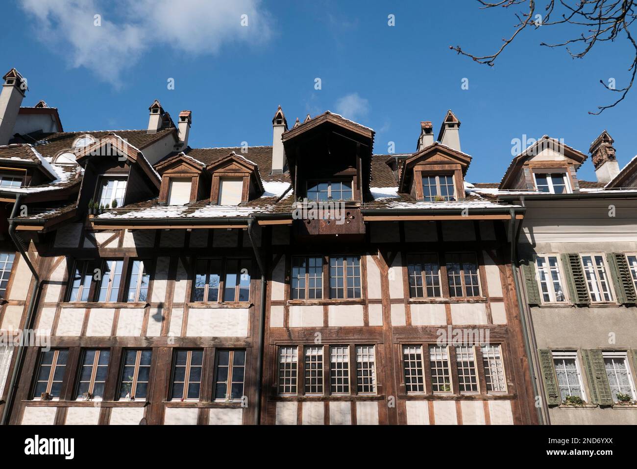 Traditional buildings in the old town, Bern, Switzerland Stock Photo ...