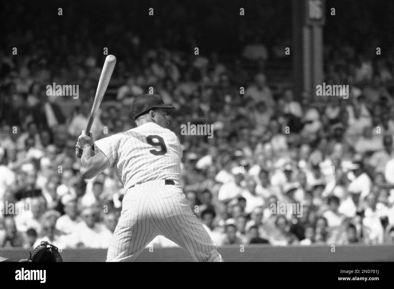 Batting grip of Roger Maris the New York Yankee slugger shown Sept. 9 ...