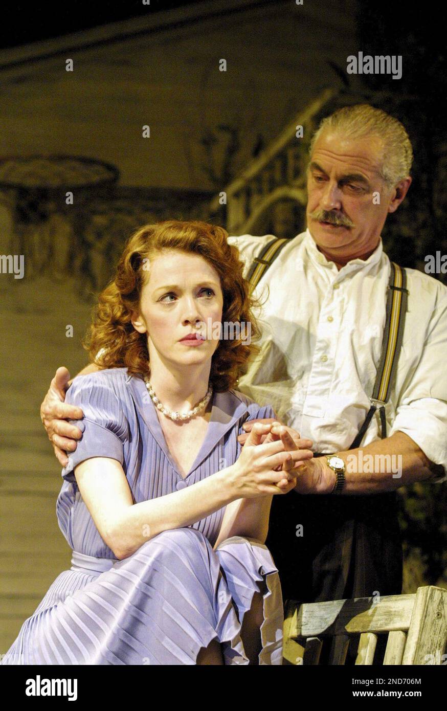 Madeleine Potter (Ann Deever), James Hazeldine (Joe Keller) in ALL MY ...