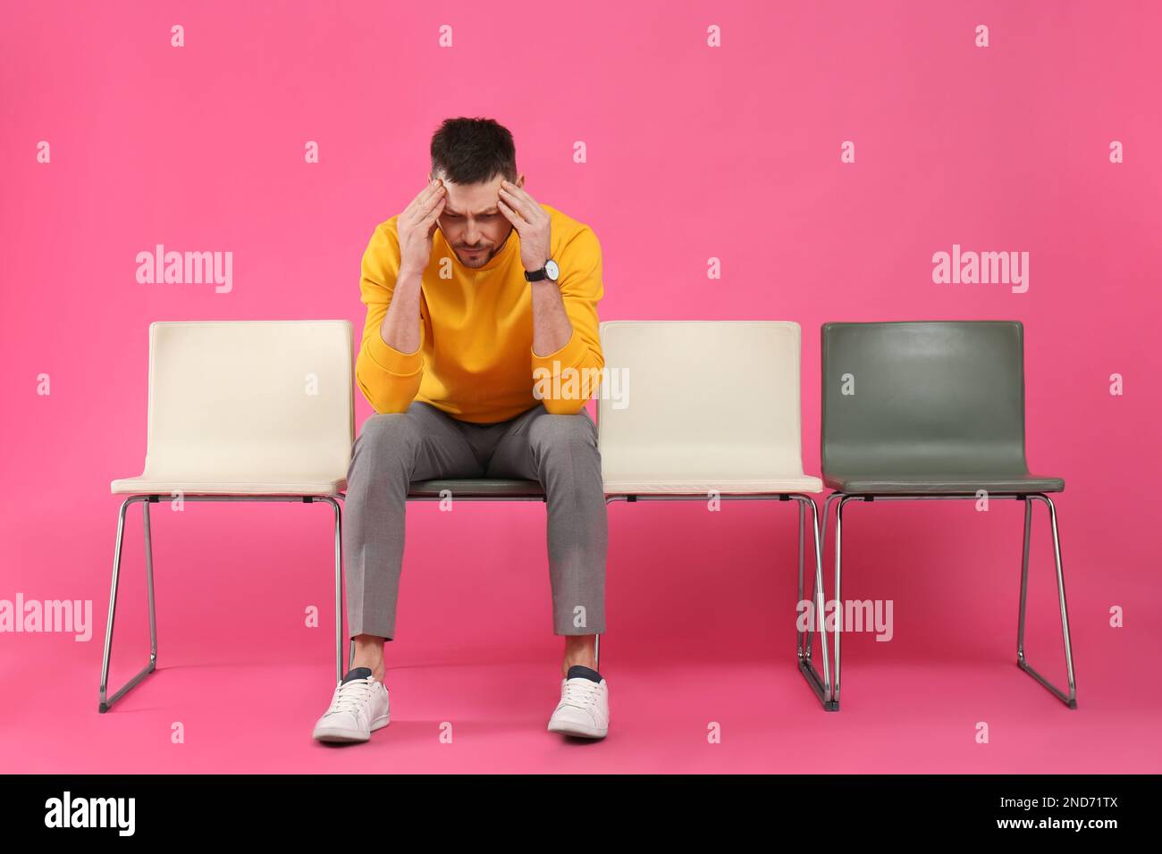 Nervous waiting room hi-res stock photography and images - Alamy
