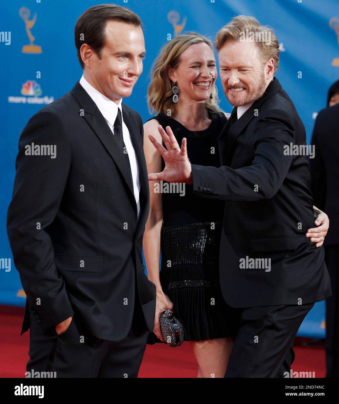 Will Arnett is photographed as Conan O'Brien and his wife Liza Powel ...