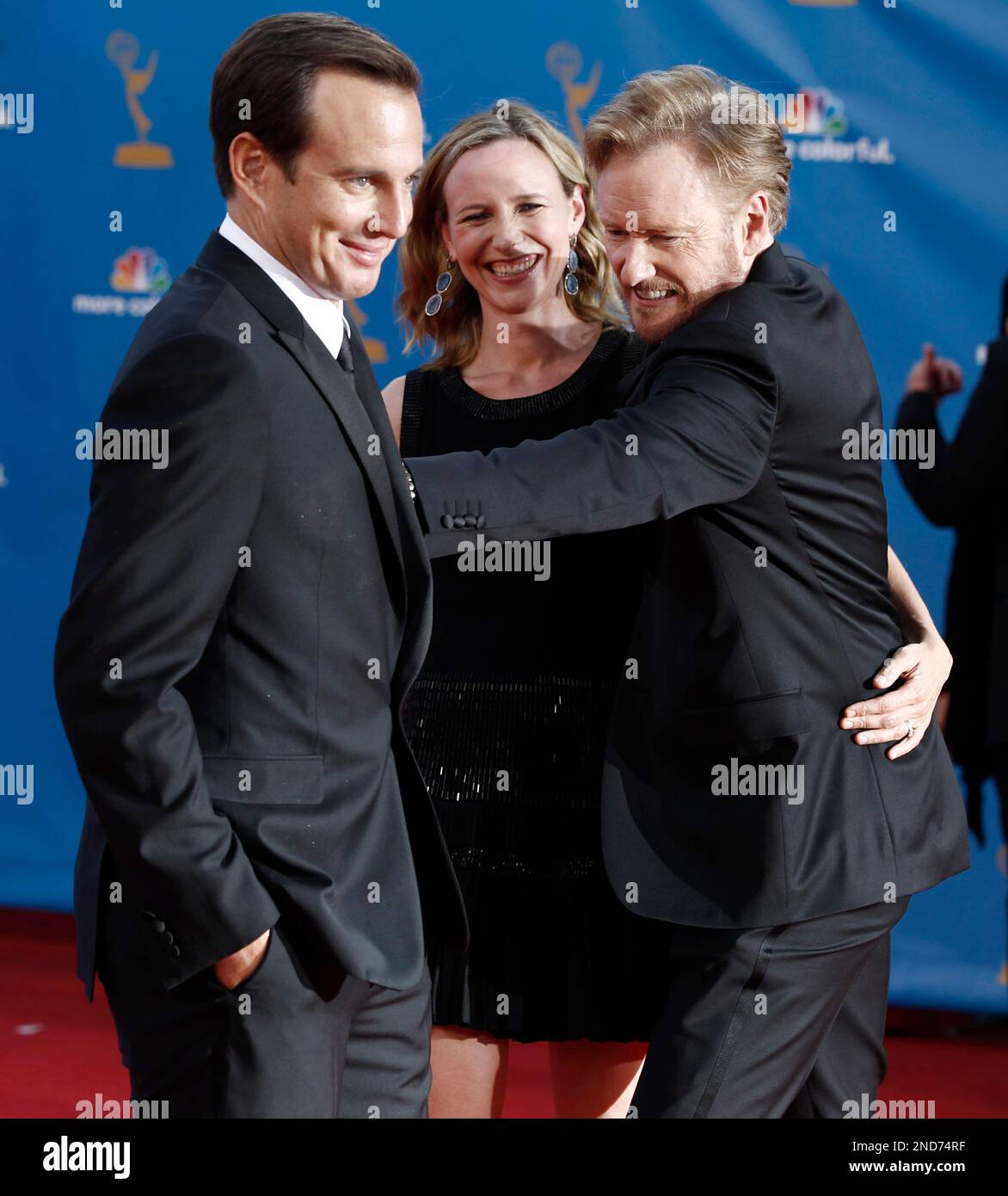 Will Arnett is photographed as Conan O'Brien and his wife Liza Powel ...