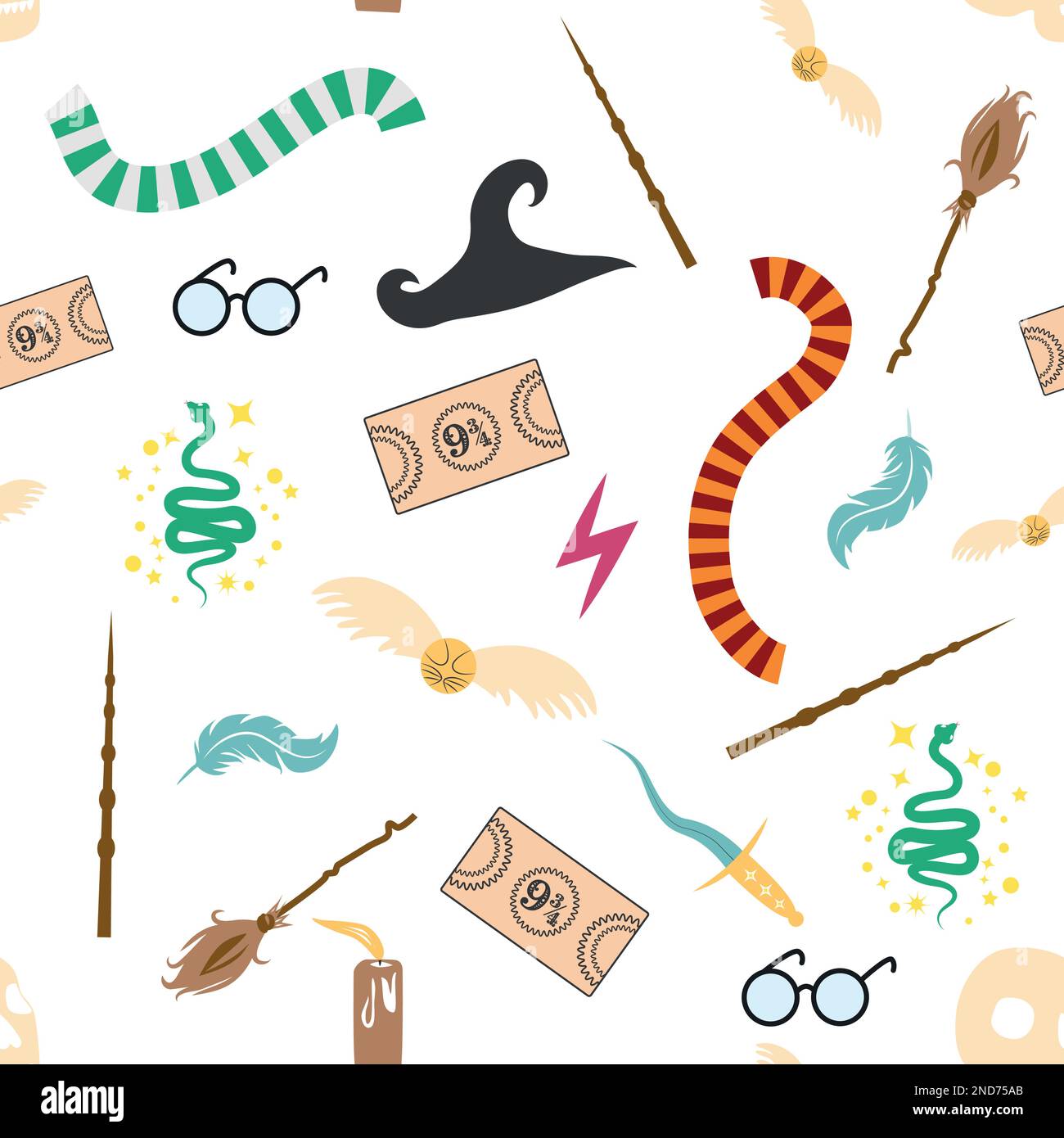 Harry potter theme Stock Vector Images - Alamy
