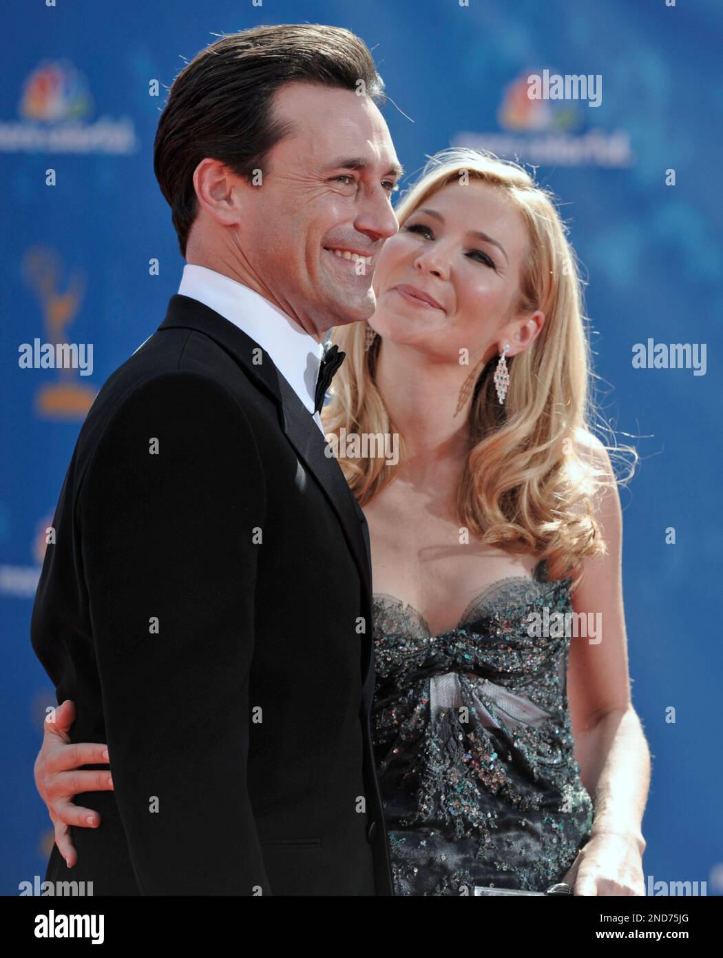 Jon Hamm And Jennifer Westfeldt Kiss