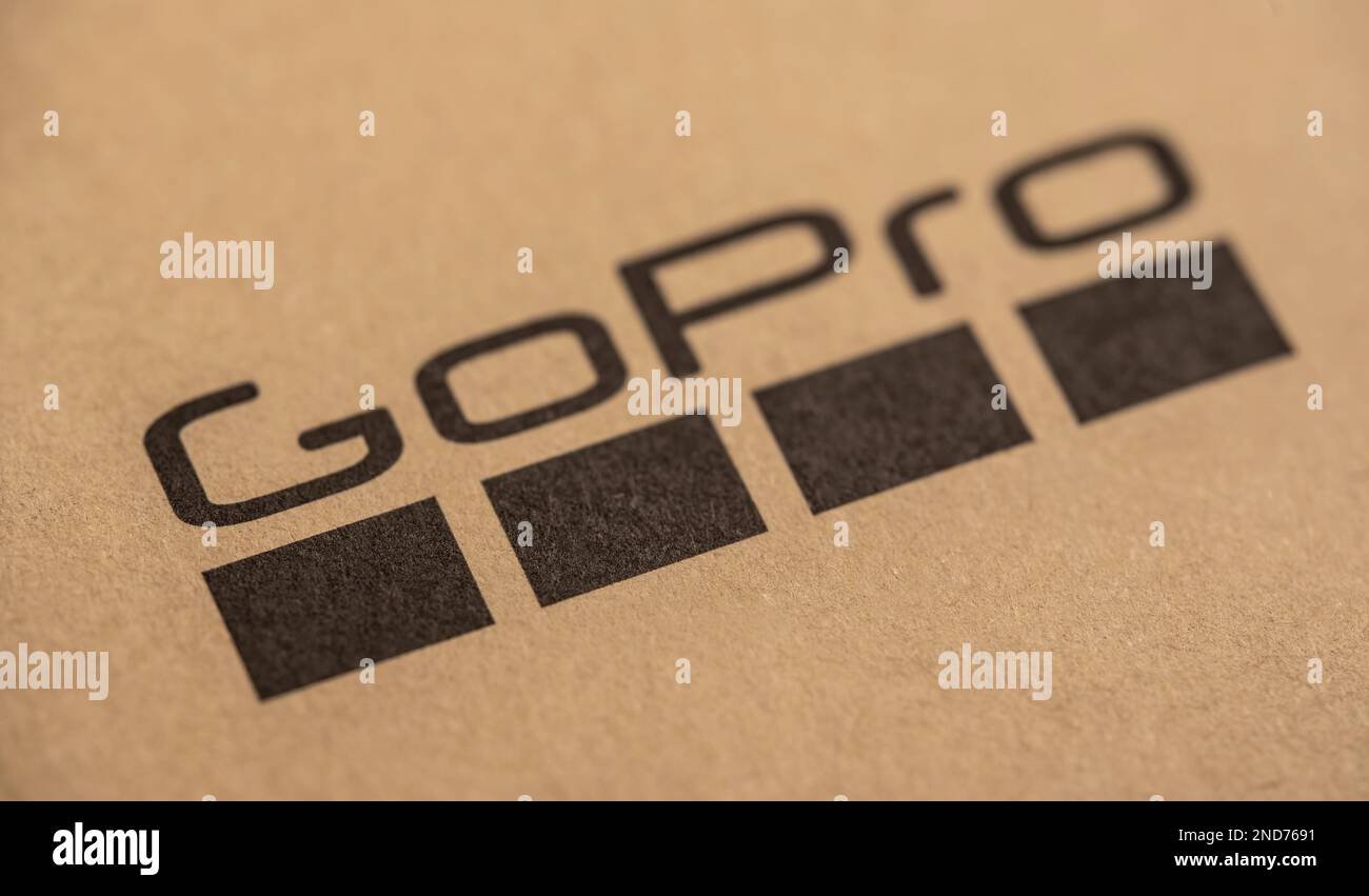 Logo of action camera GoPro Stock Photo - Alamy