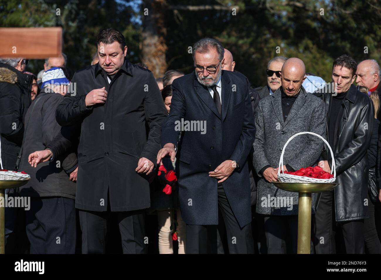 The funeral of Miroslav Ciro Blazevic, football coach and former head ...