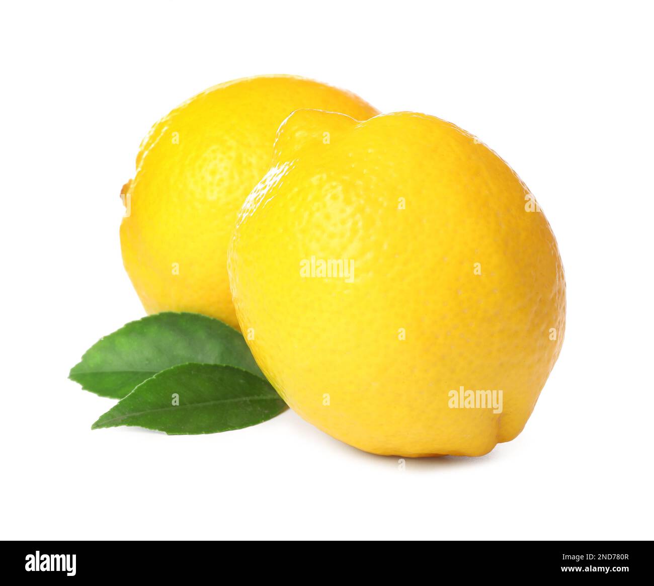 Fresh ripe lemons green Cut Out Stock Images & Pictures - Alamy