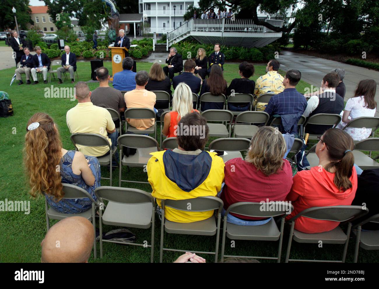 A modest number of people attended the fifth annual Hurricane Katrina ...