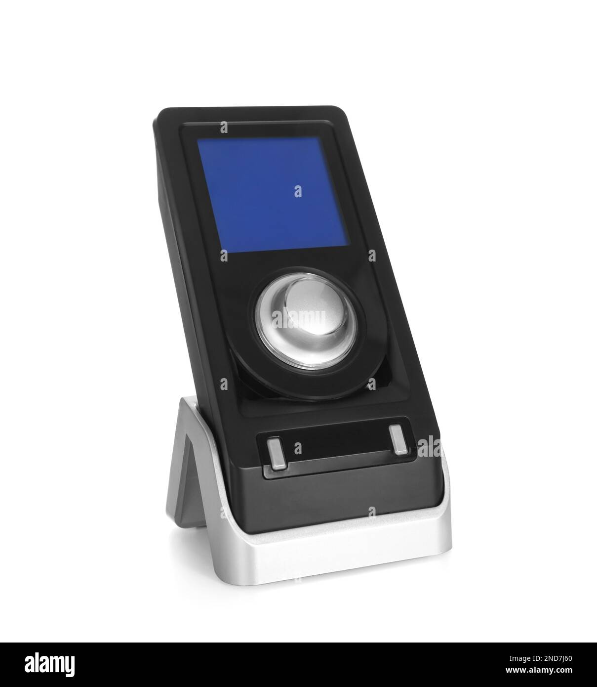 Modern remote for audio speakers isolated on white Stock Photo - Alamy